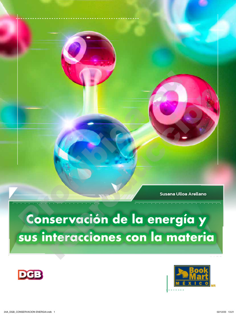 Book - DGB - Conservacion de La Energia y Sus Interacciones | PDF | Temperatura | Aprendizaje