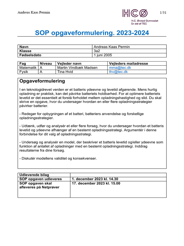 Andreas - Sop3.0 PDF | PDF