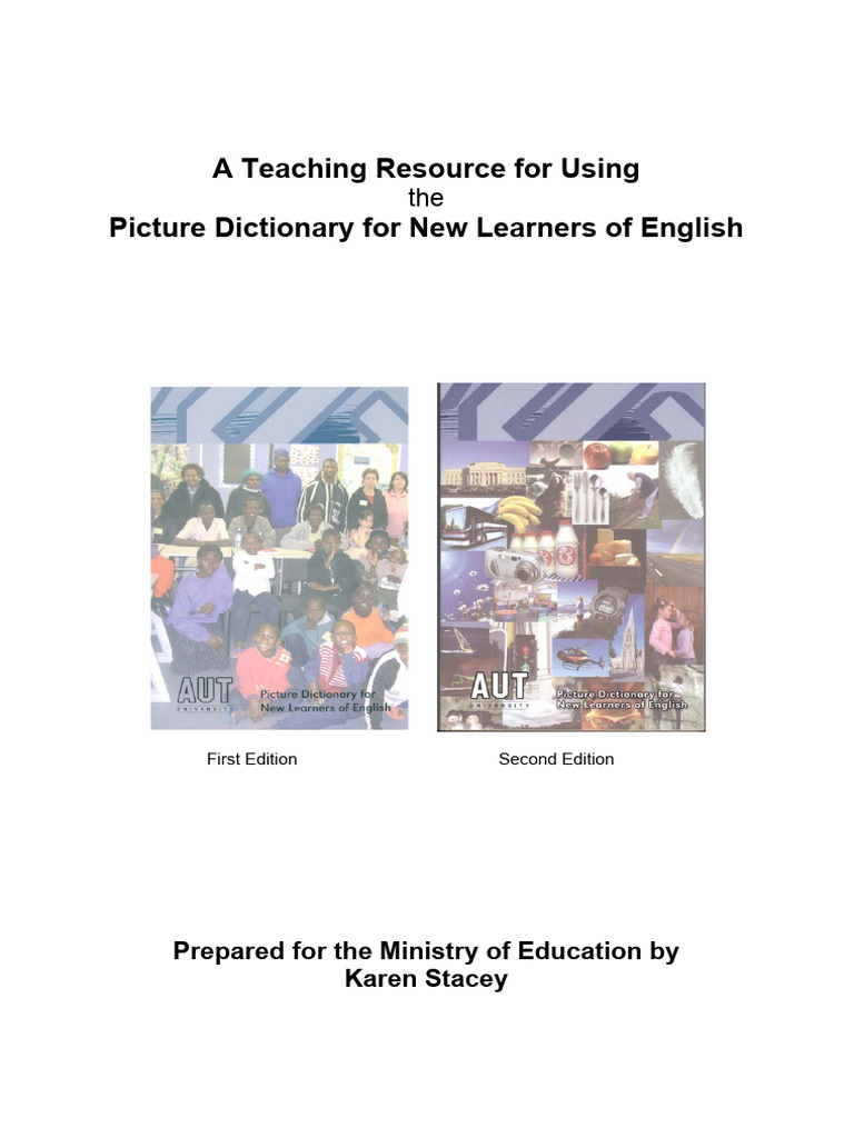 MOE Picture Dictionary | PDF | Vocabulary | Fluency