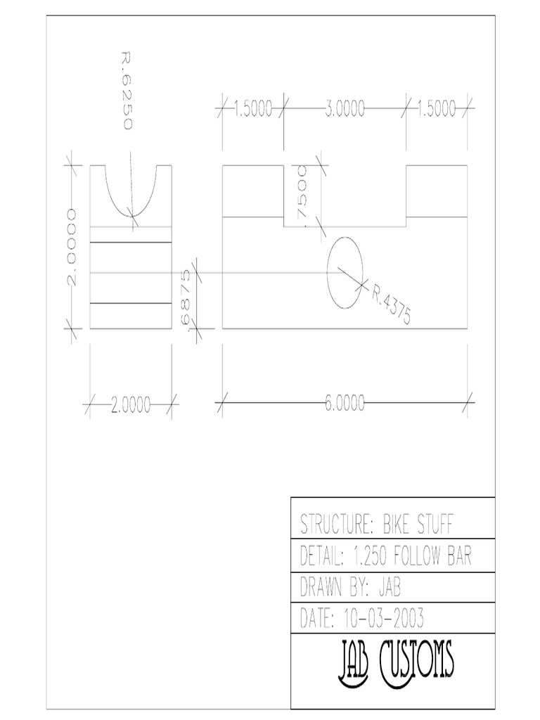 1.25x4.5R Follow Bar | PDF