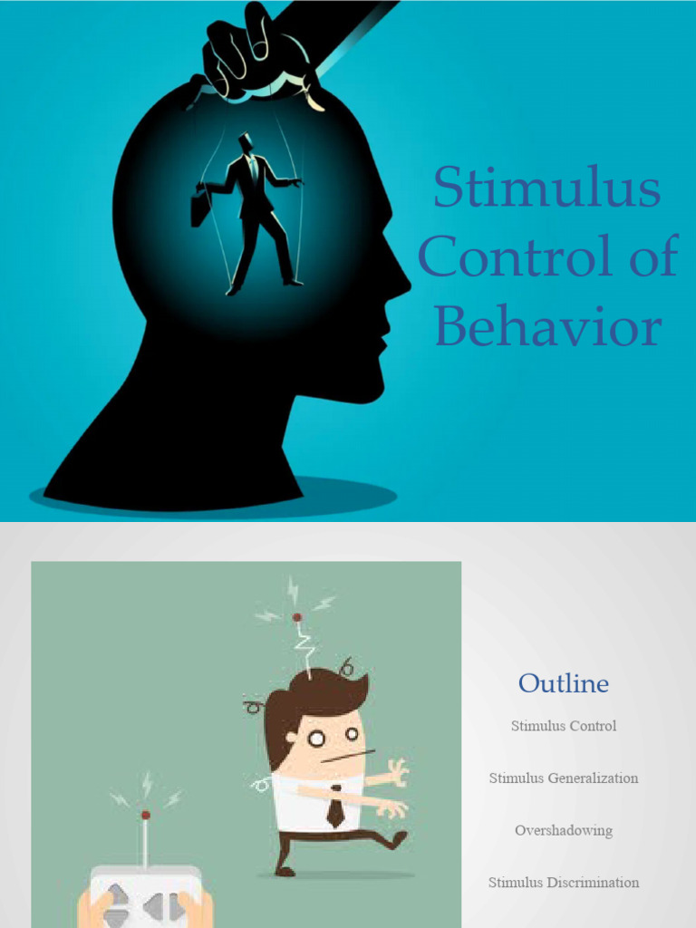 Stimulus Control of Behavior - PSYC 351 - Fall 2022 | PDF | Classical ...