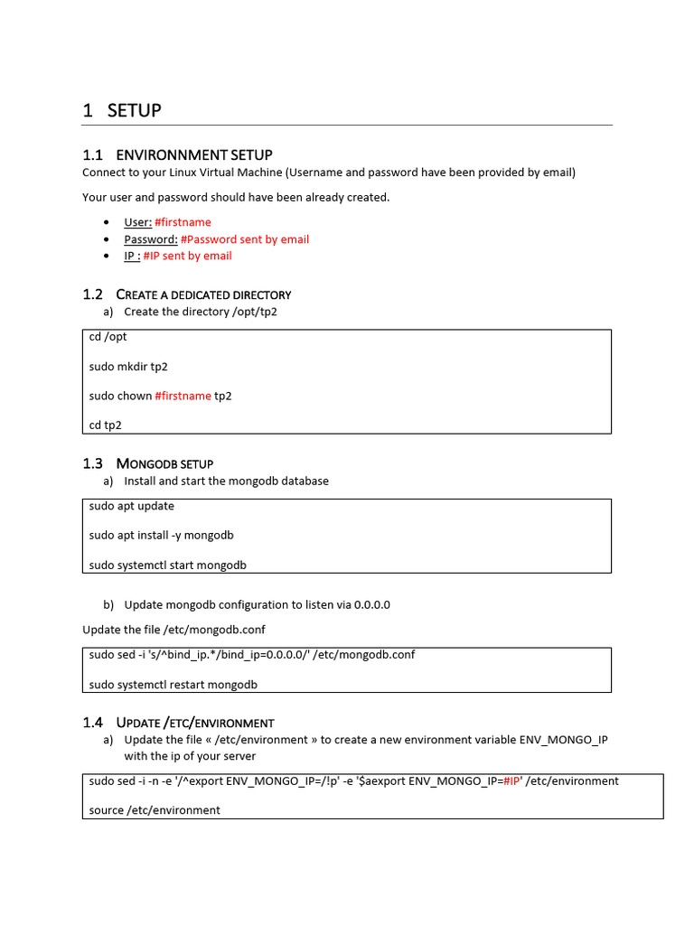 TP2 Api | PDF | Json | Mongo Db