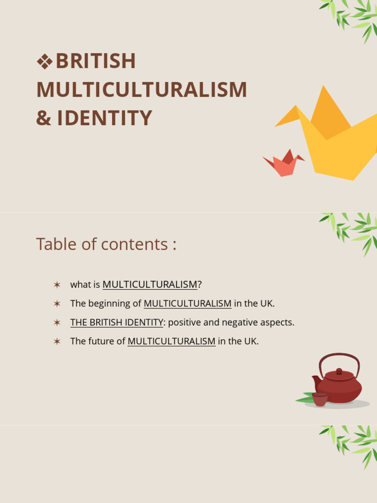 British Multiculturalism | PDF | Multiculturalism | United Kingdom