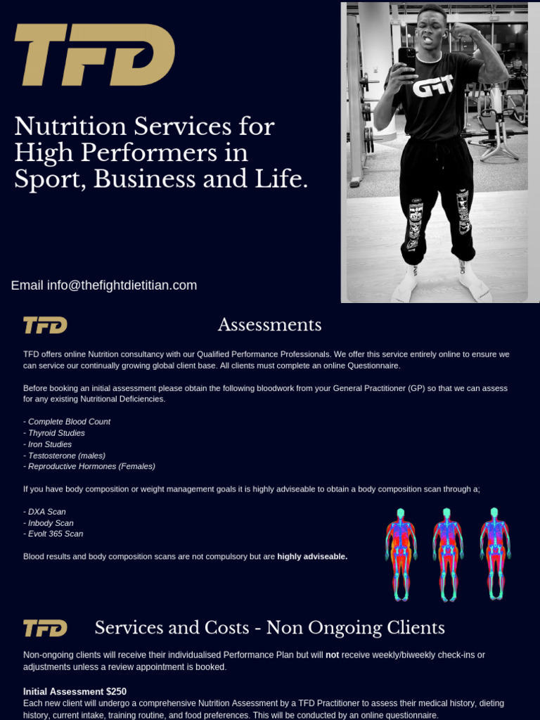 TFD Services Updated Correct 2022 | PDF | Health Care