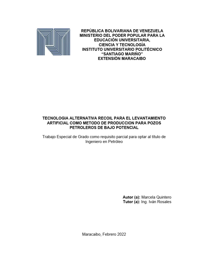 Tesis Marcela Quintero | PDF | Petróleo