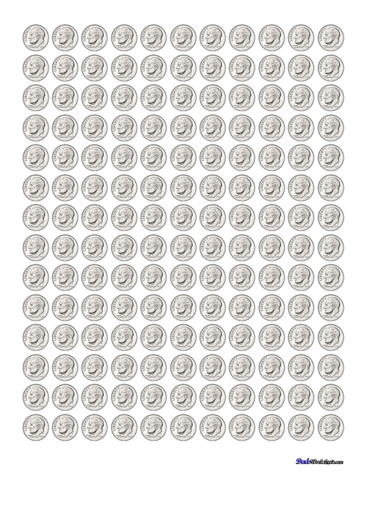 Printable Coins Dime | PDF