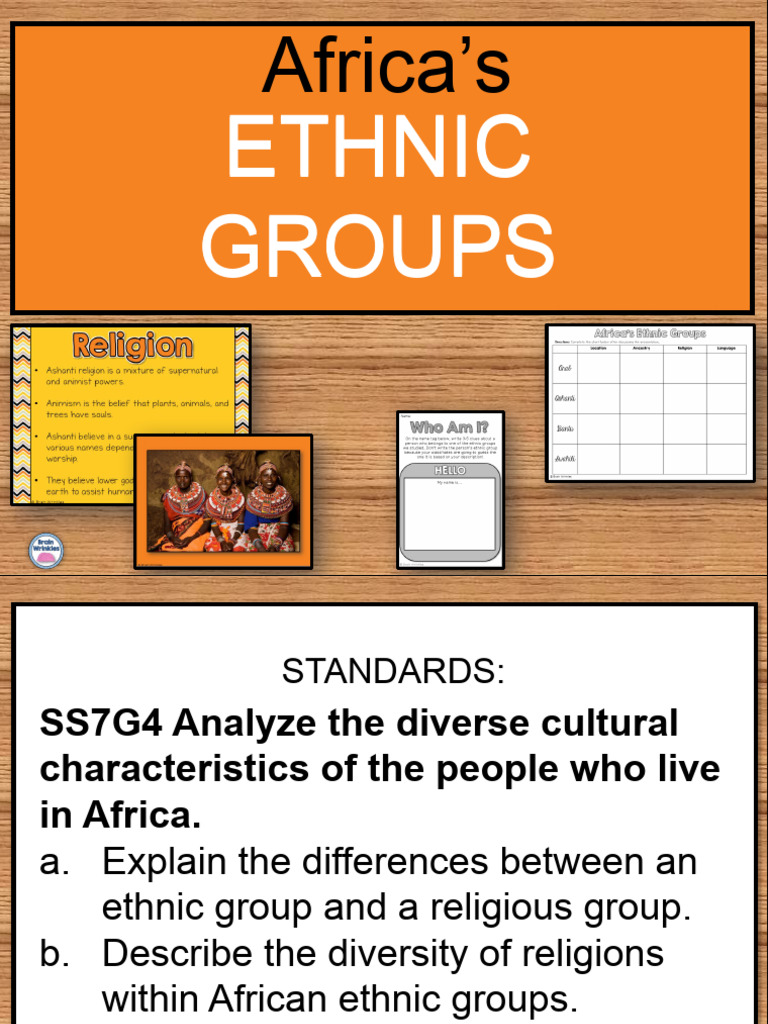Ethnic and Religious Groups Student Slides | PDF | Swahili Language ...