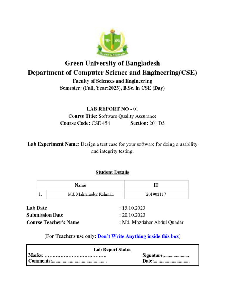 Lab Report 1 | PDF | Usability | Computing