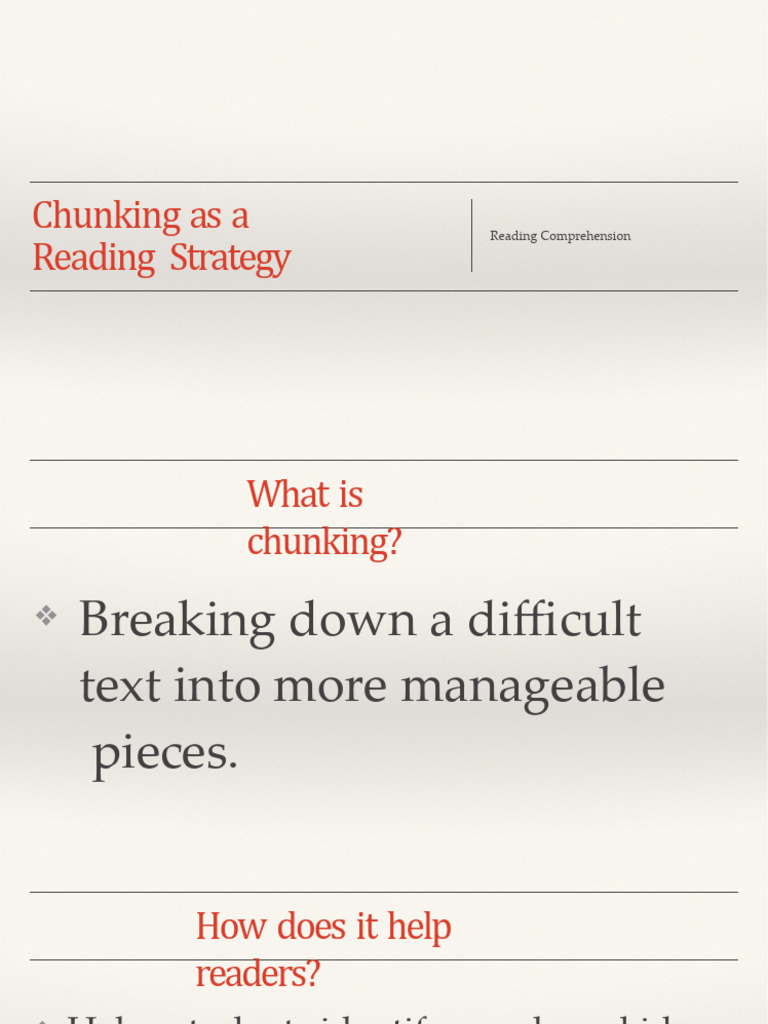 Chunking | PDF
