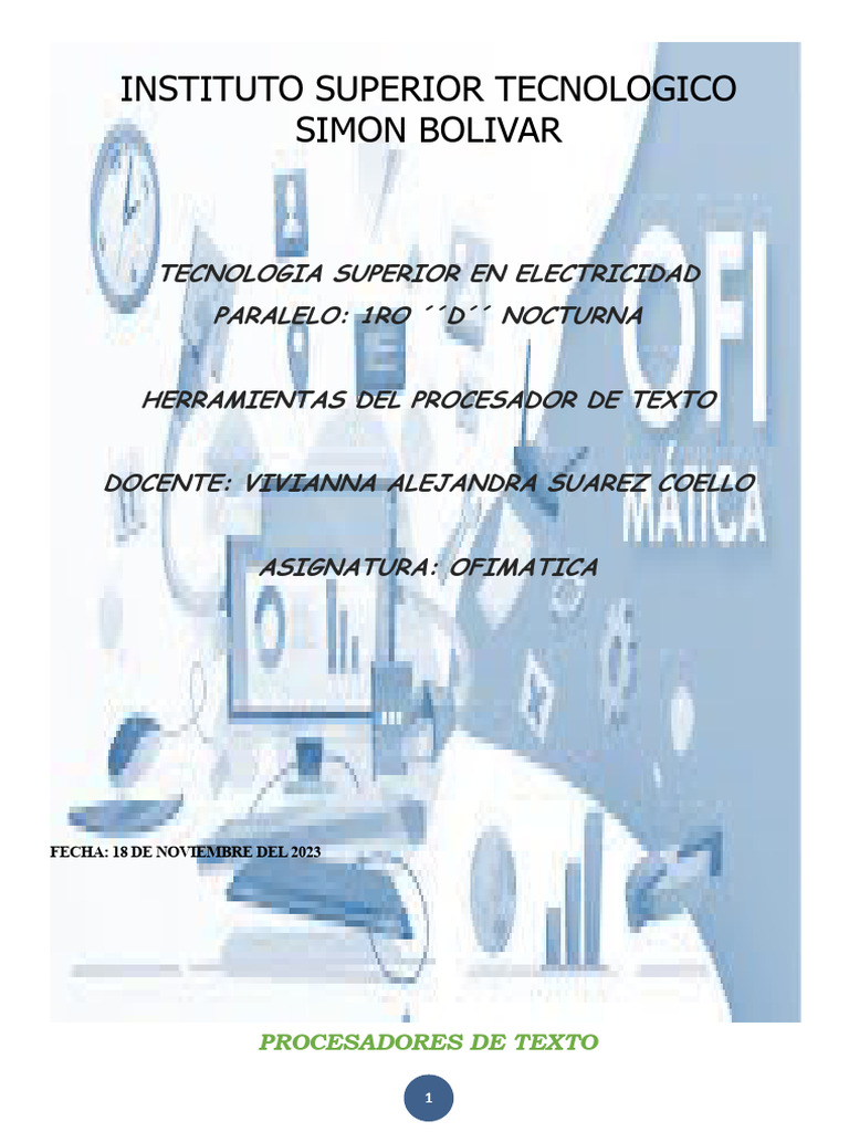 Procesadores de Texto y Trabajo Offline | PDF | Hoja de cálculo ...