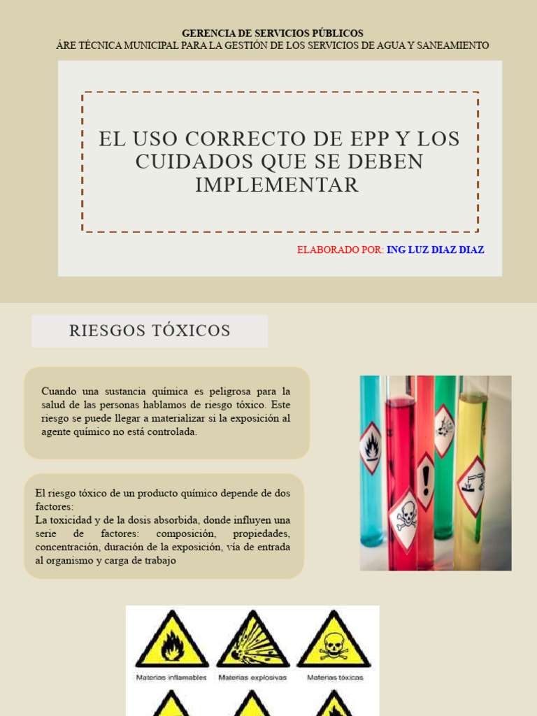 EL USO CORRECTO DE EPP Y LOS CUIDADOS-ac | PDF | Quemar | Toxicidad