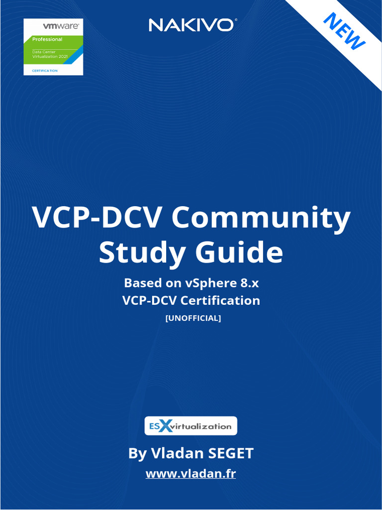 VCP DCV Vsphere 8 Community Study Guide | PDF | Computer Science | Computing
