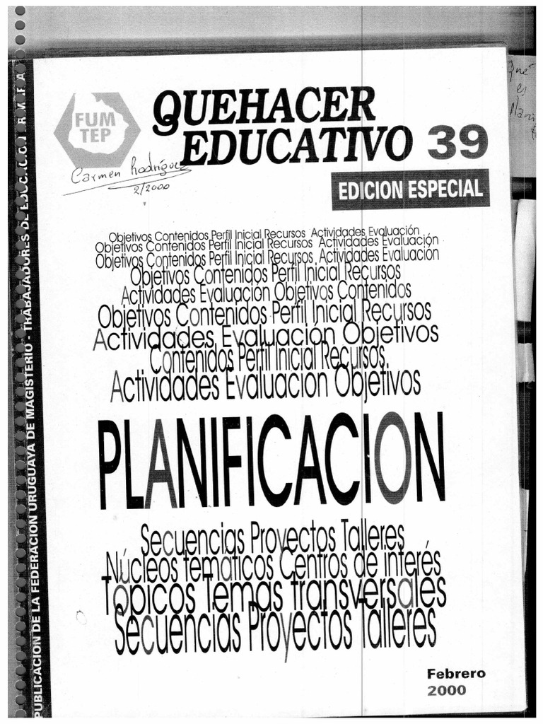4 Que Es Planificar-1 | PDF