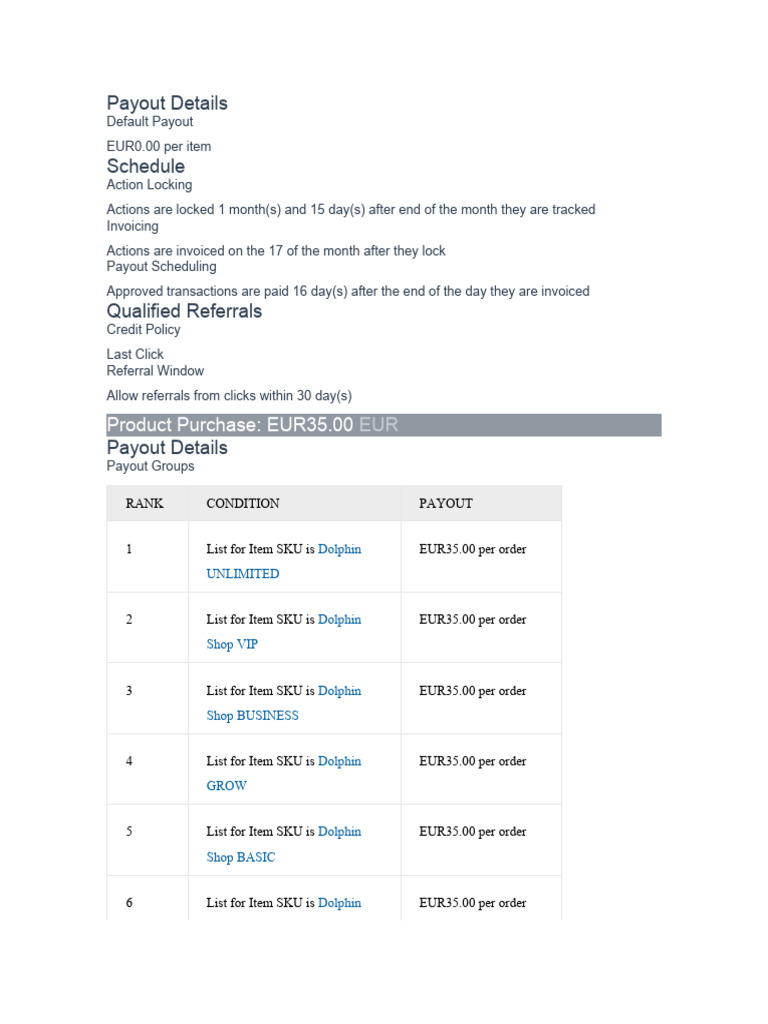 Payout Details | Download Free PDF | Financial Markets | Market (Economics)