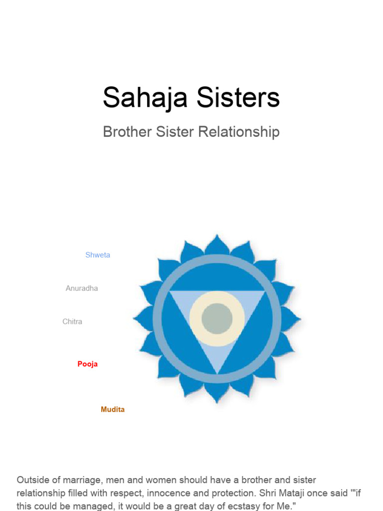 Sahaja Sisters | PDF