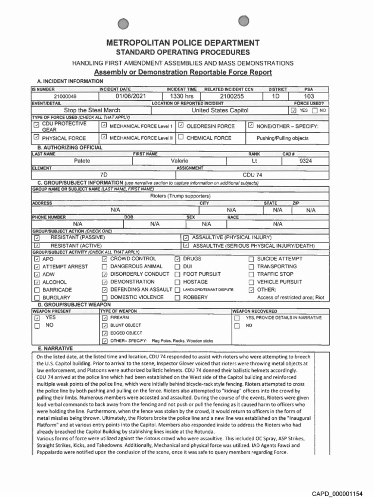 Capd 000001154 | PDF | Police | Hazards