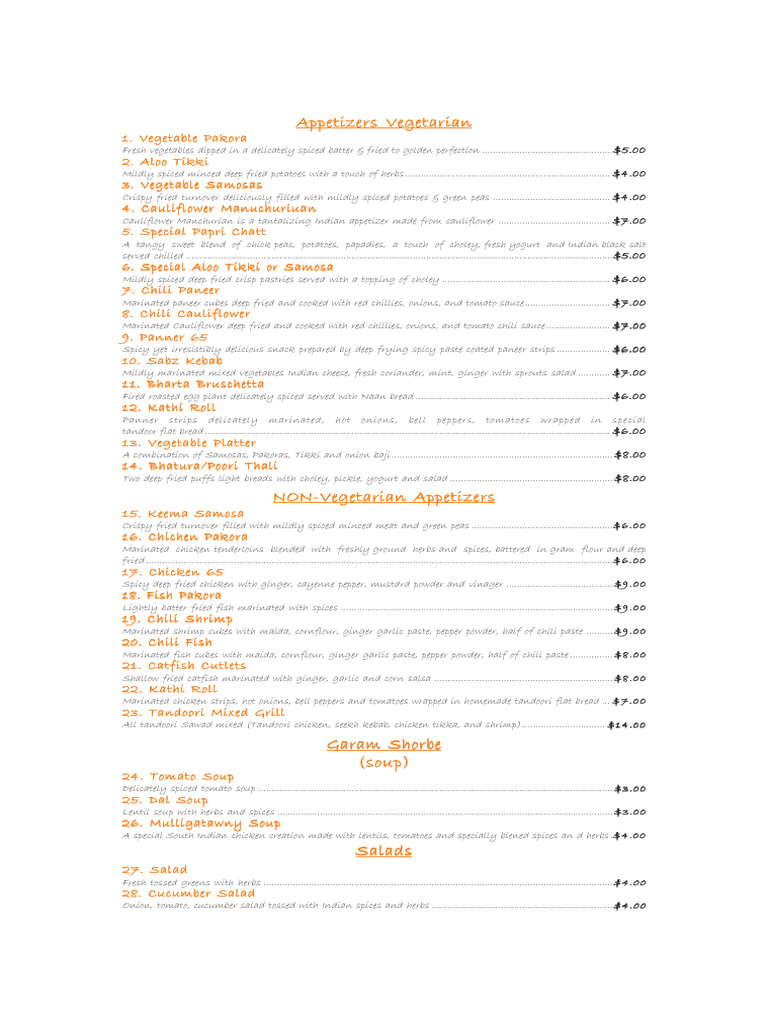 57 - Maple Indian Cuisine 1 | PDF | Indian Cuisine | Curry