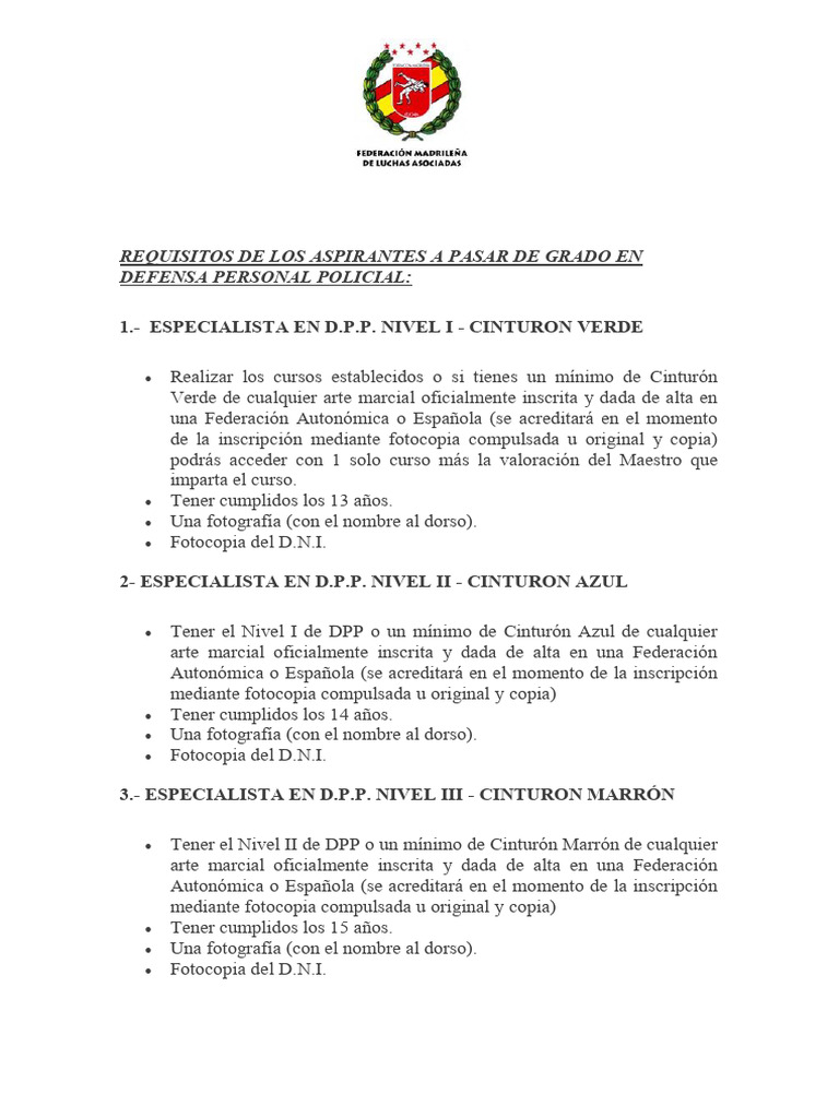 Normativa Grados FML | PDF