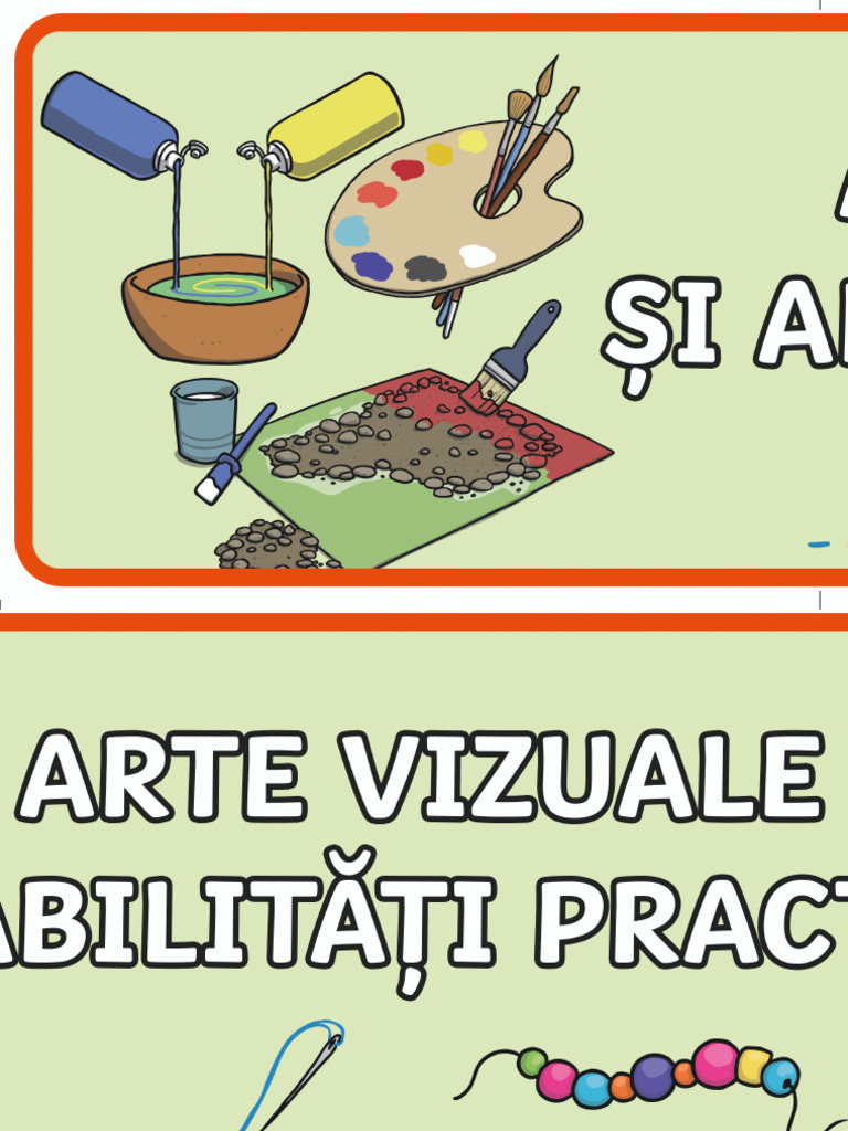 T 252677 Arte Vizuale Si Abilitati Practice Caf Banner | PDF