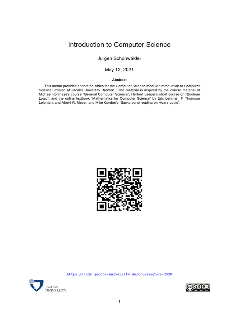 Ics Notes Pdf Algorithms Computer Programming
