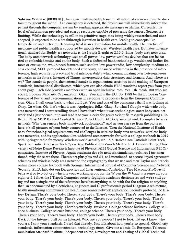 IEEE WBAN 802.15.6 Tracking and Applications-Mesh Networking and THZ ...