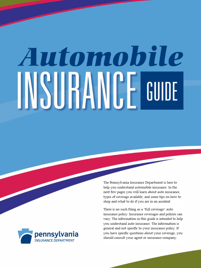 AutomobileInsuranceGuide WEB | PDF | Vehicle Insurance | Insurance