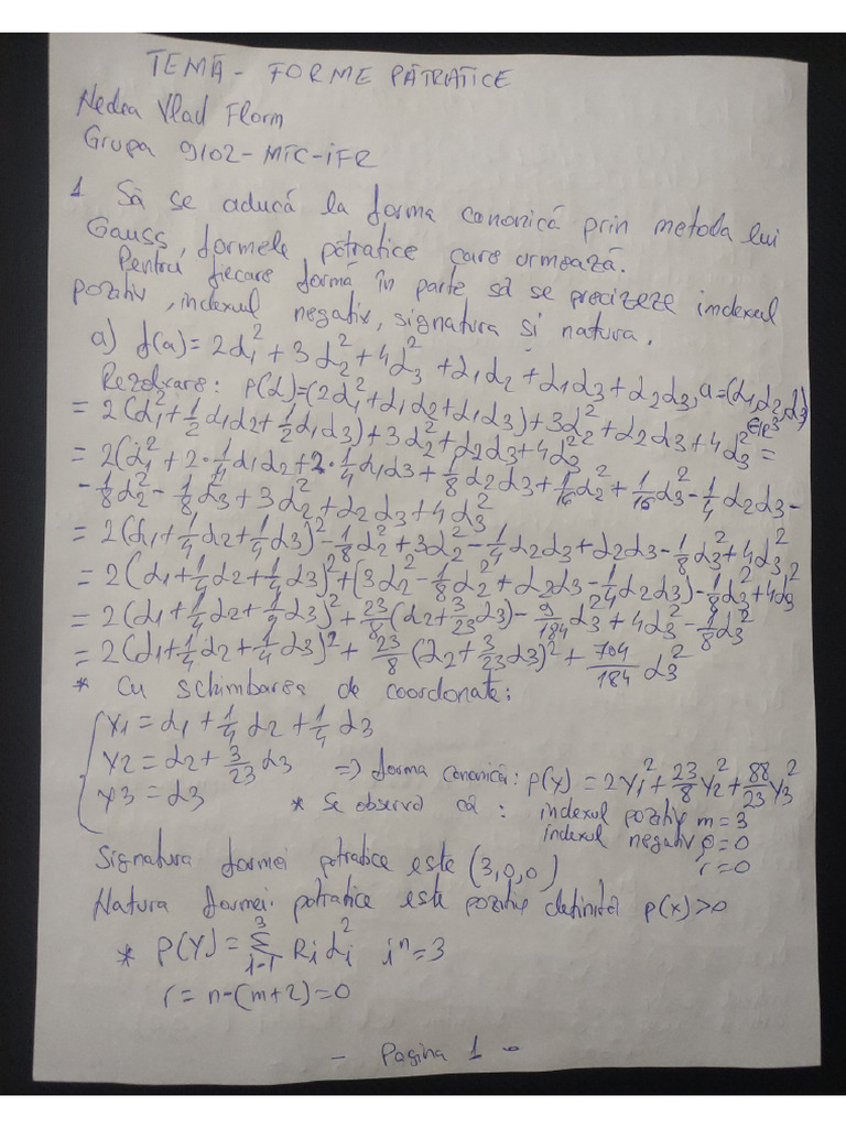 Tema Nedea Vlad Florin, Grupa 9102. | PDF