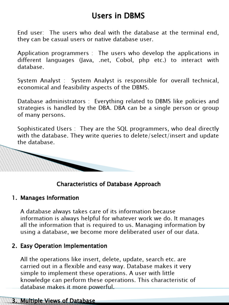 Introduction Dbms Pdf Databases Information Management 2031