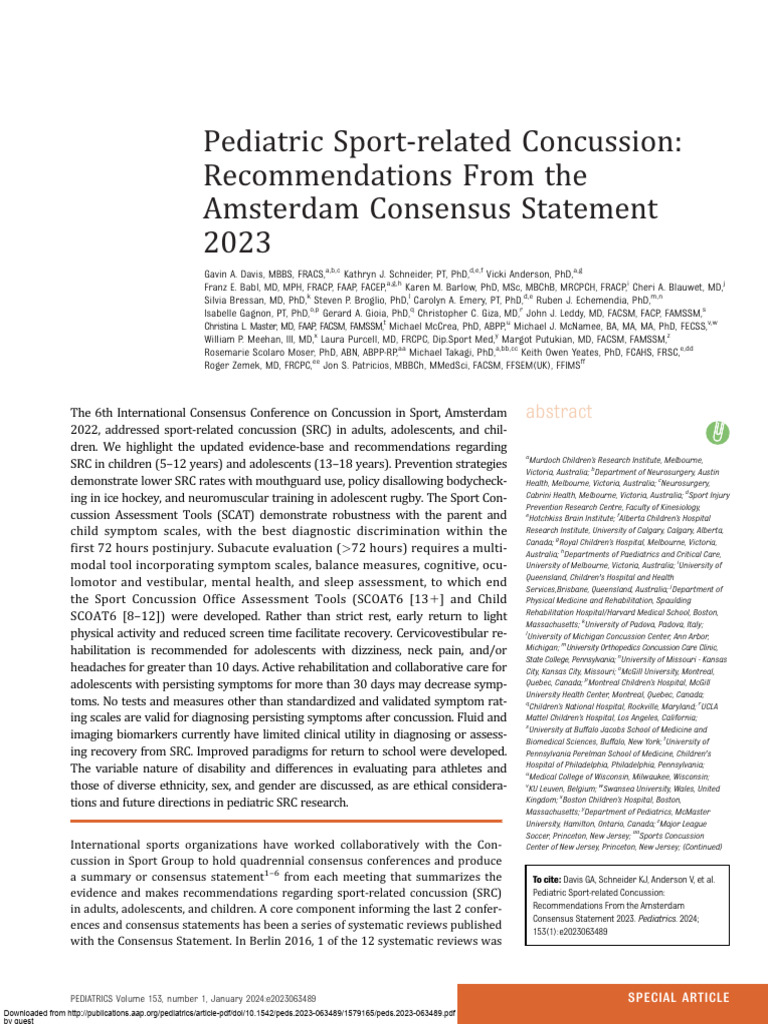 Concusión Cerebral | PDF | Concussion | Physical Therapy
