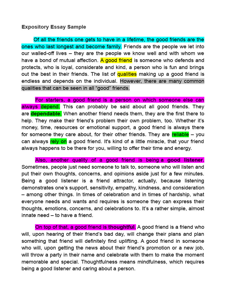 Essay Sample | PDF | Behavioural Sciences | Emotions