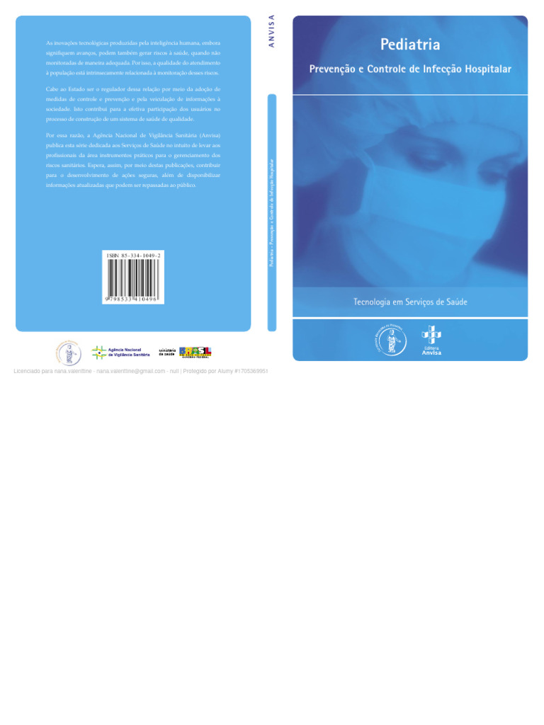 Pediatria Prevencao E Controle De Infeccao Hospitalar Pdf Infecção