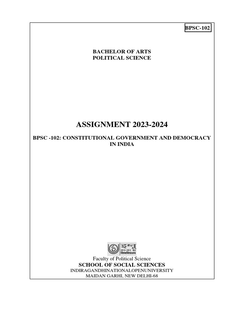BPSC 102-2 | PDF
