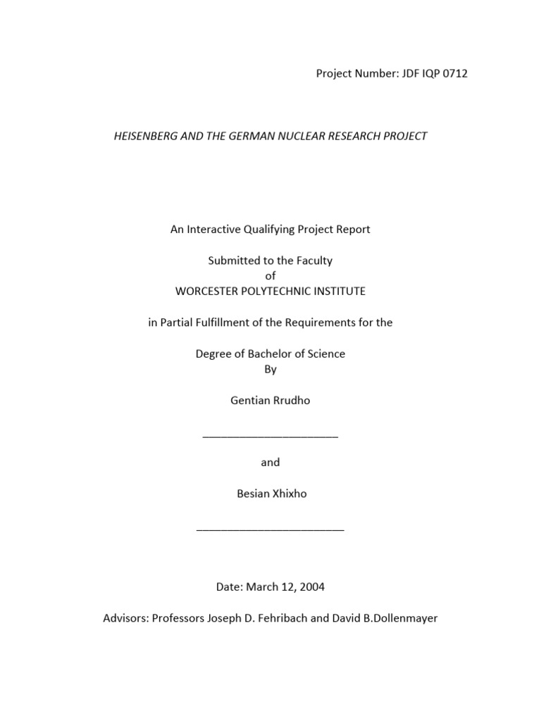 Final Iqp | PDF | Nuclear Fission | Neutron