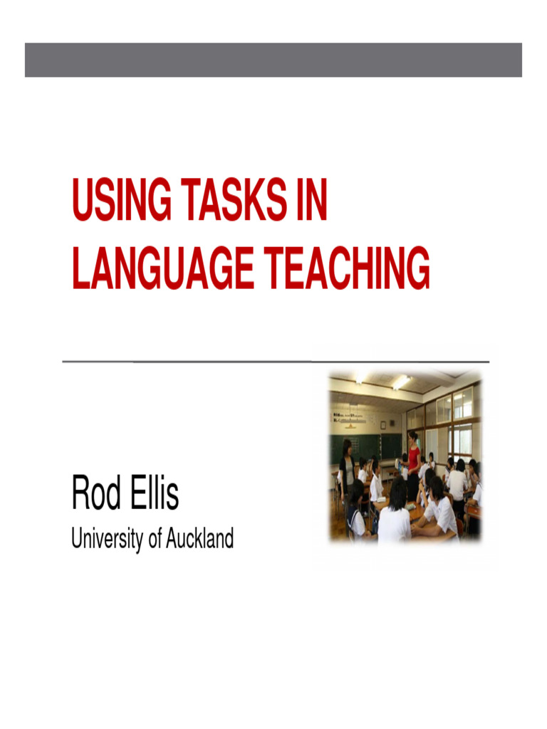 Lecture Summary - Rod Ellis | PDF | Second Language | Language Education