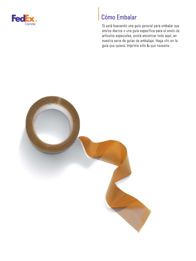 Embalajes FEDEX | PDF