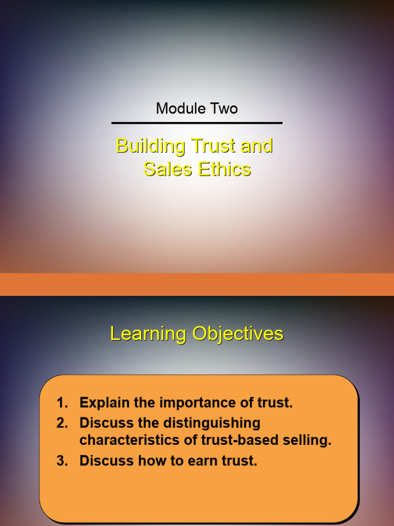 Module 02 3E | PDF | Sales | Human Communication