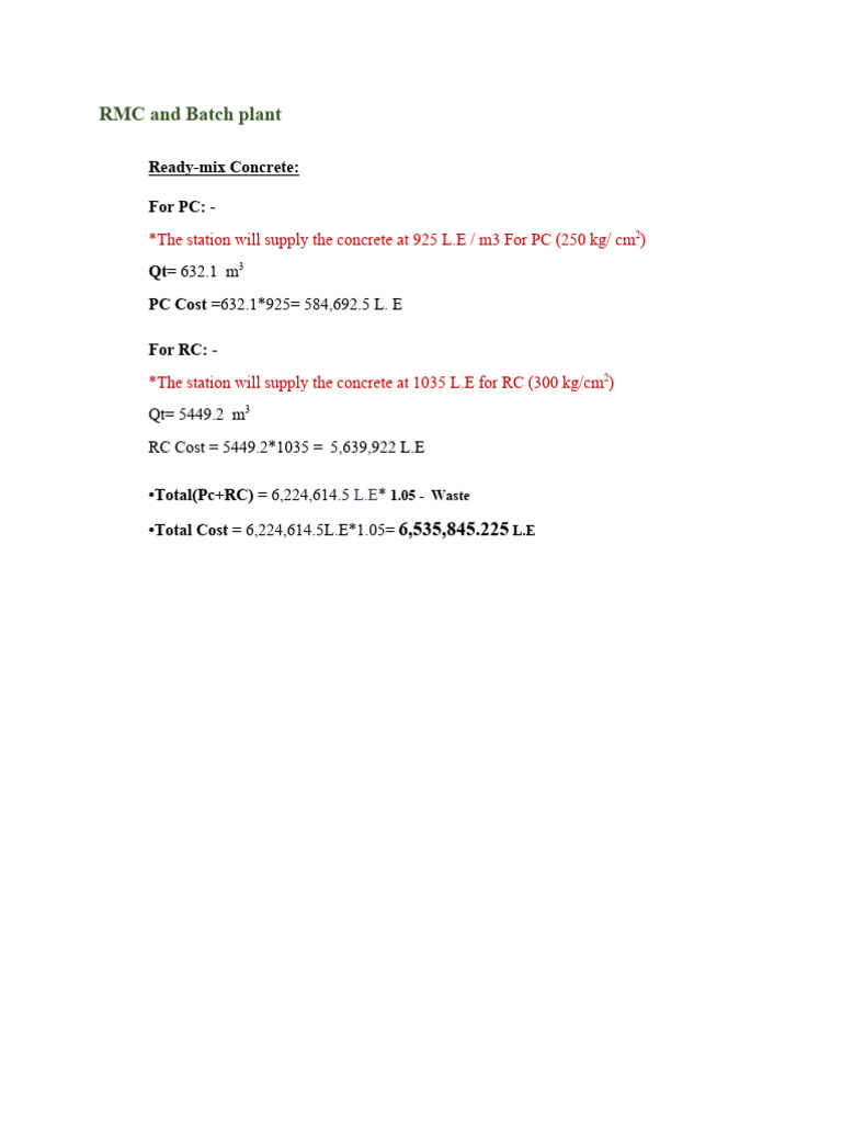 Batch | PDF | Concrete | Building Materials