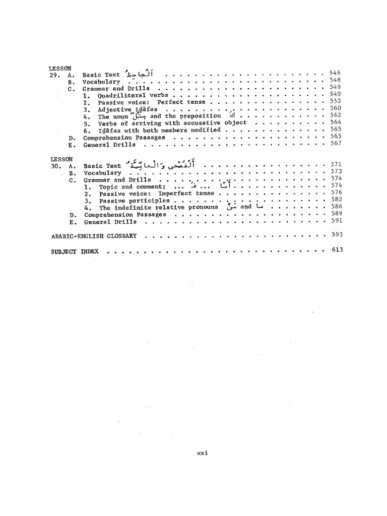 ELEMENTARY ARABIC 3 | PDF