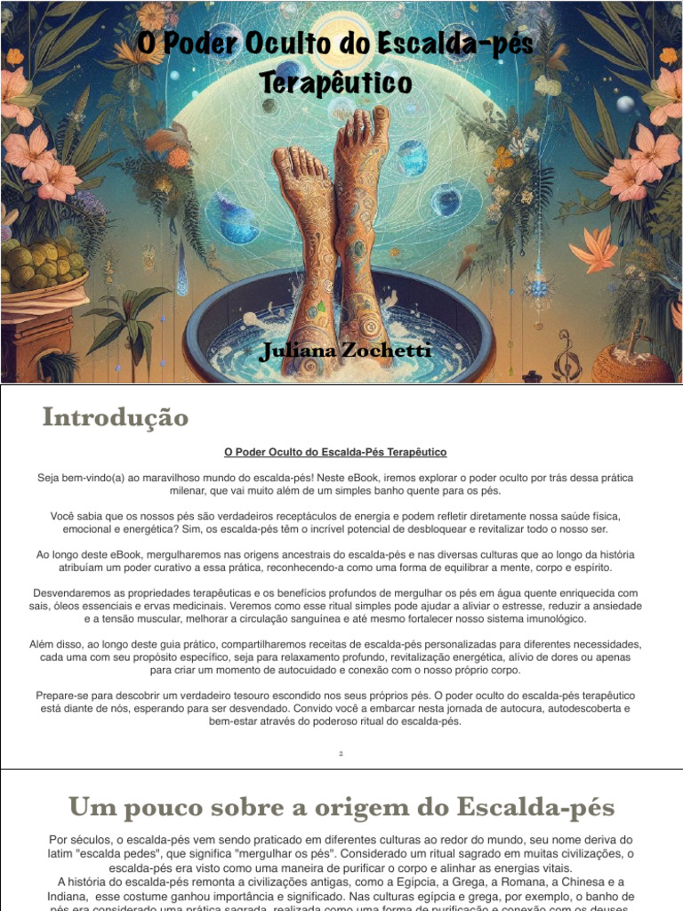 E-Book O Poder Oculto Do Escalda-Pés | PDF | Corpo humano | Gravidez