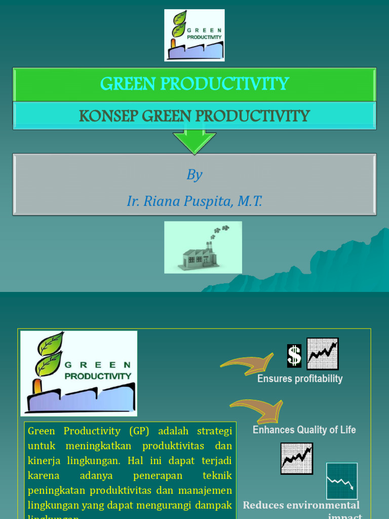 P2. Konsep Green Productivity | PDF