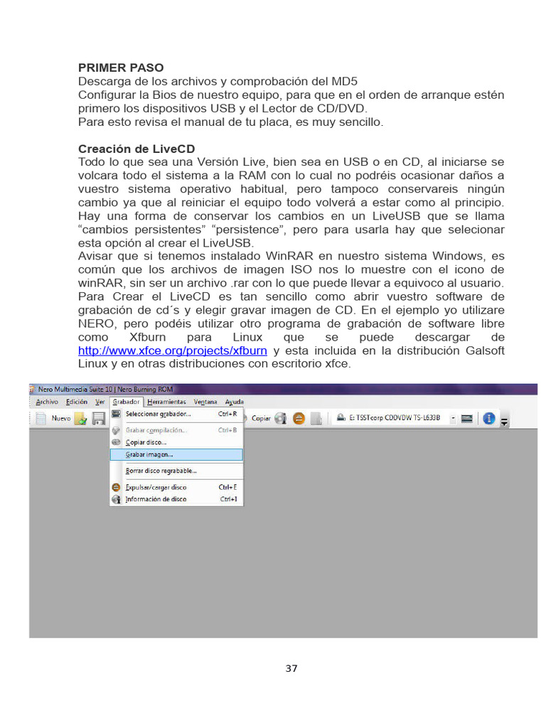 Guía para Crear LiveCD/USB de Wifislax | PDF | Arranque | Arquitectura de Computadores