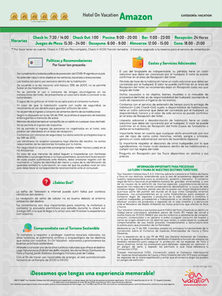 Briefing Del Hotel | PDF