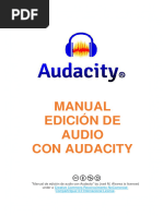 Manual de Audacity en Español | PDF | Ventana (informática) | Archivo ...