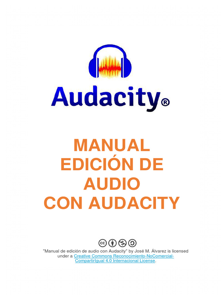 Manual Audacity - Jose M Alvarez | PDF | Archivo de computadora | Ventana (informática)