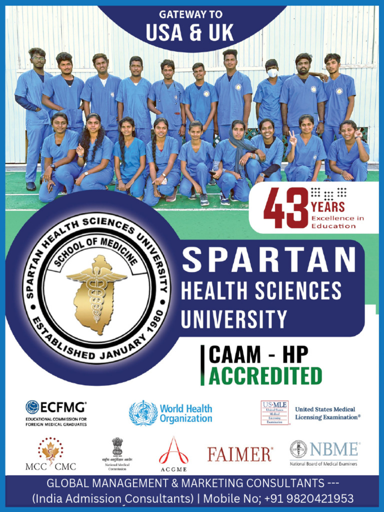 MBBS - Spartan University Brochure | PDF