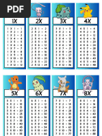 Tablas de Multiplicar Minecraft | PDF | Teaching Methods & Materials | Home & Garden