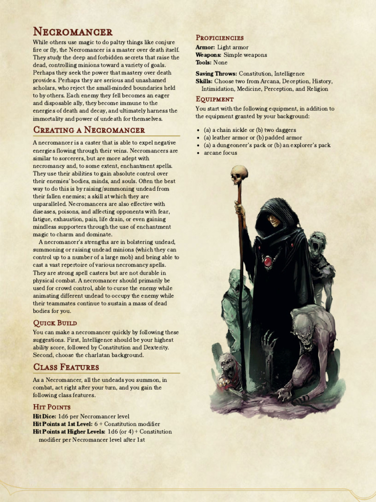 The Necromancer | PDF | Necromancy