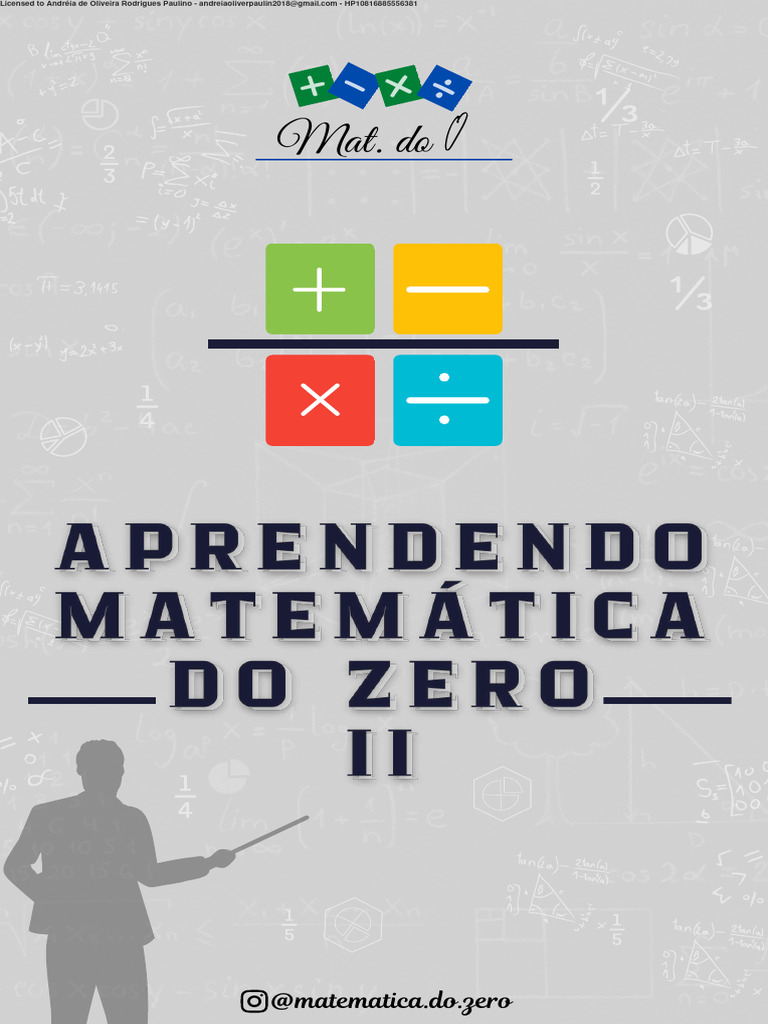 Aprendendo+Matemática+do+Zero+II+-+@matematica Do Zero | PDF | Número ...