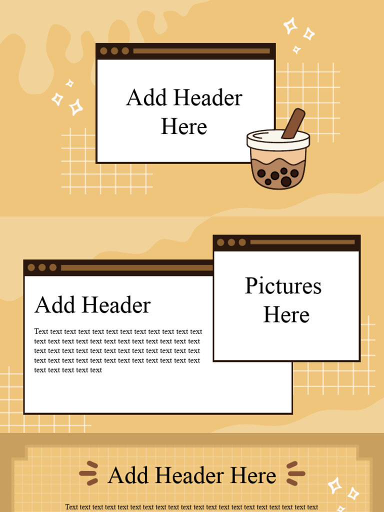 #17 Boba PPT Template | PDF