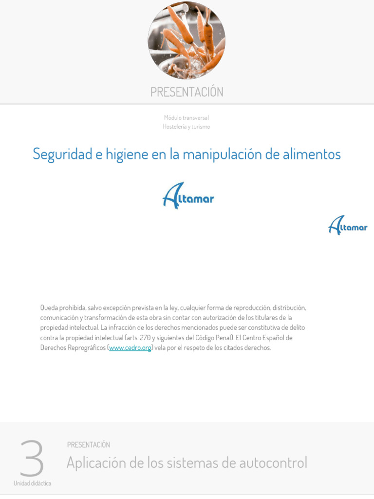 Presentación UD 3 | PDF | Análisis de Riesgo y Puntos Críticos de Control